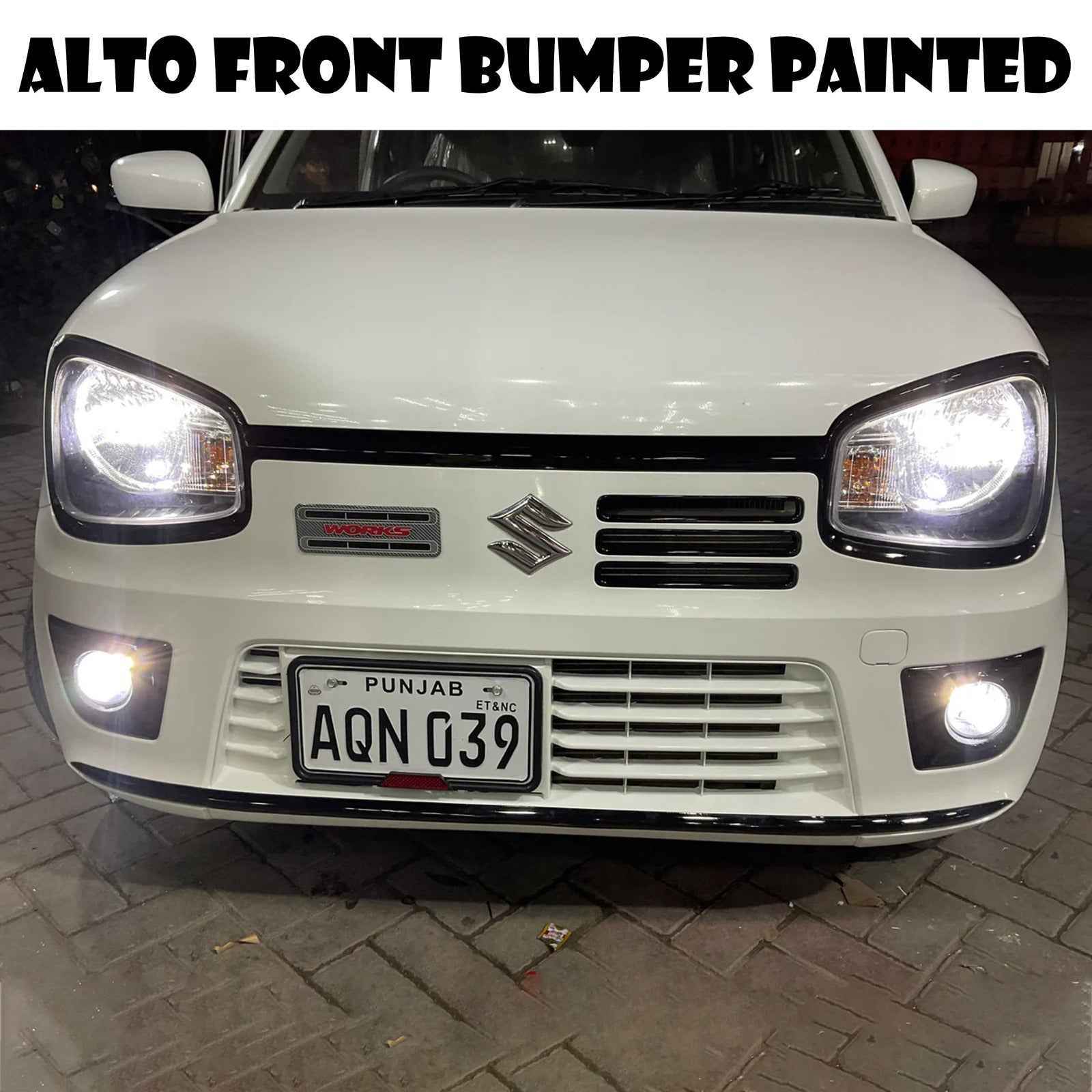 Suzuki Alto 2014-2026 RS Style Front Bumper – Premium ABS Plastic Upgr ...