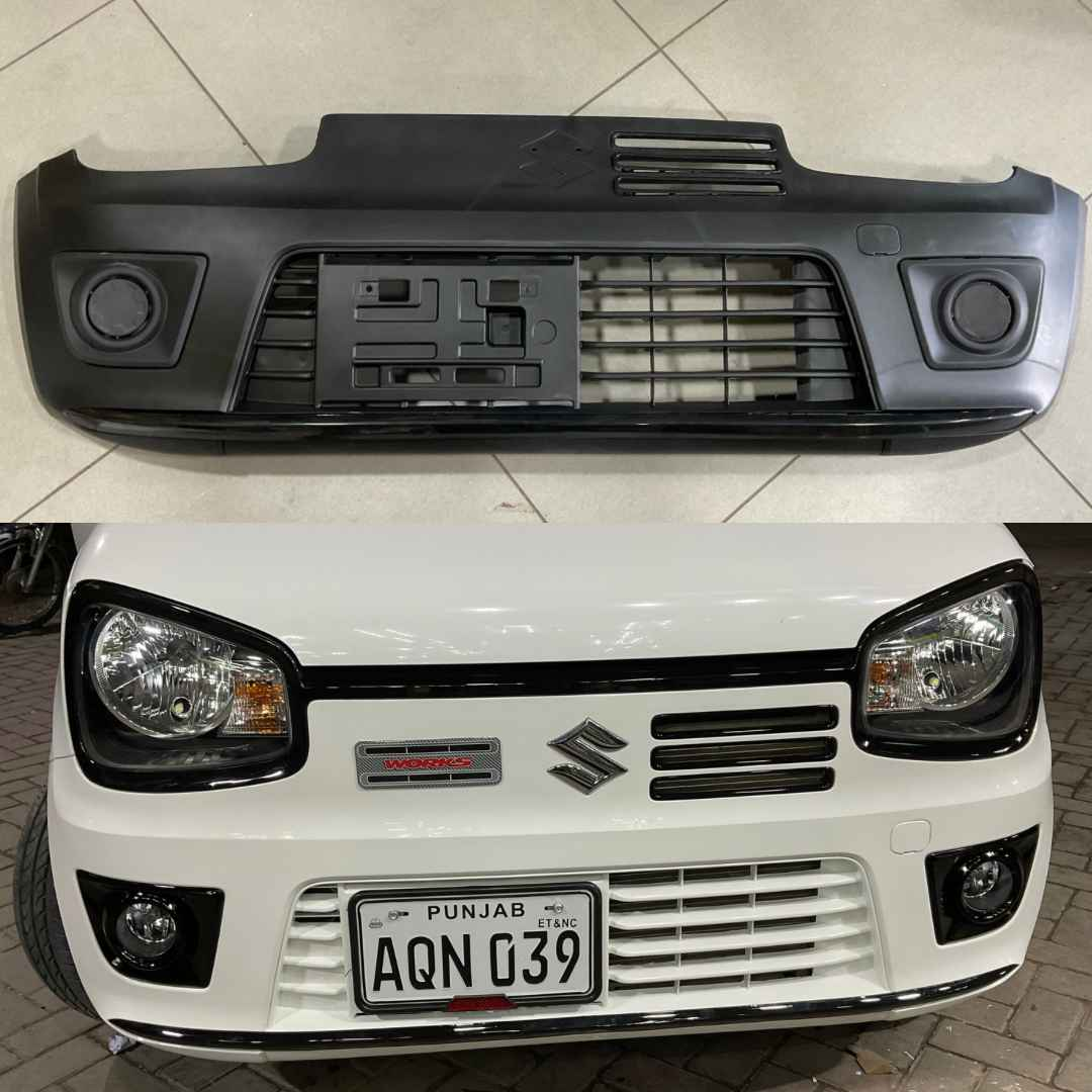 Suzuki Alto 2014-2026 RS Style Front Bumper – Premium ABS Plastic Upgr ...